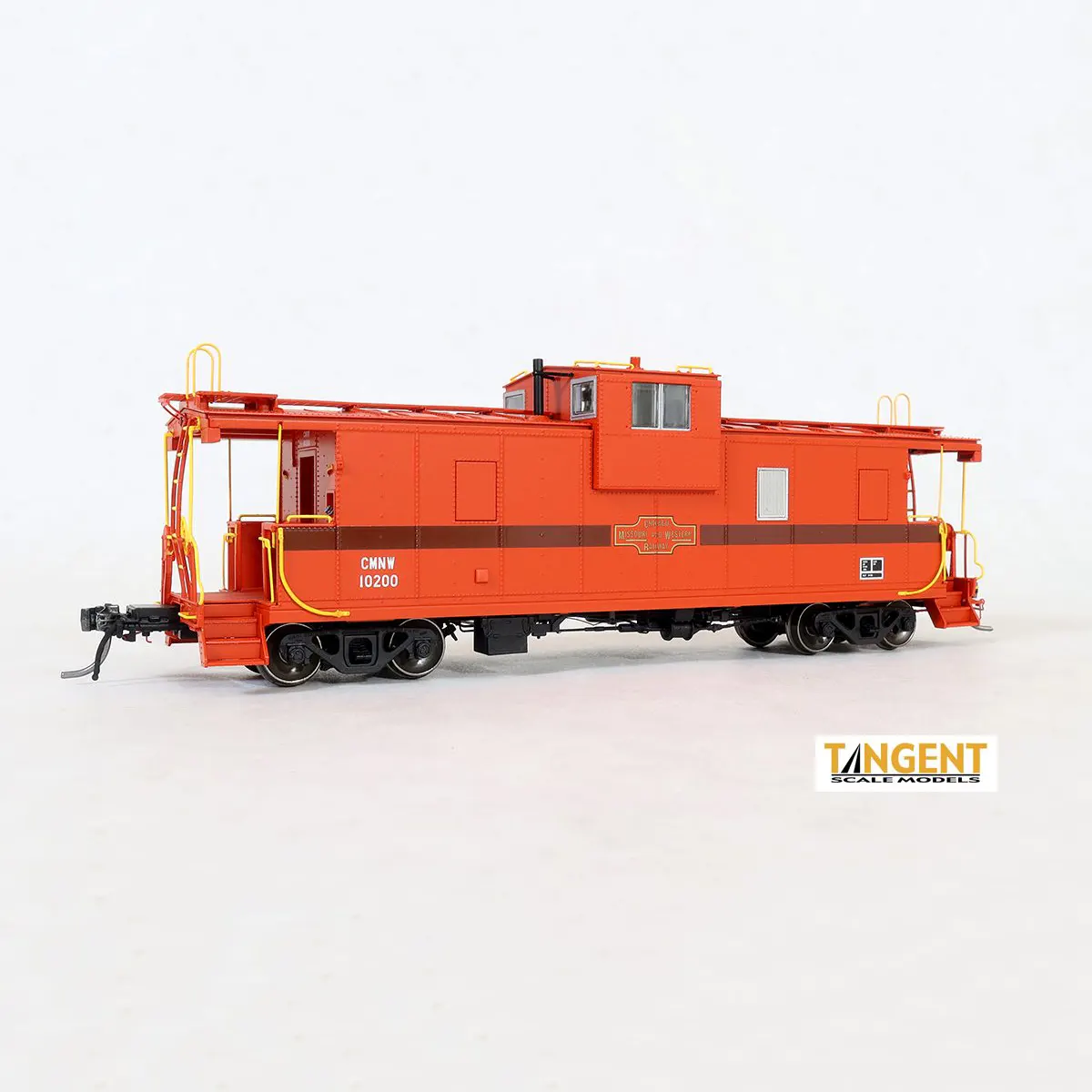 Tangent HO Centralia Shops Steel Wide Vision Caboose Chicago, Missouri & Western w/ Lights ...