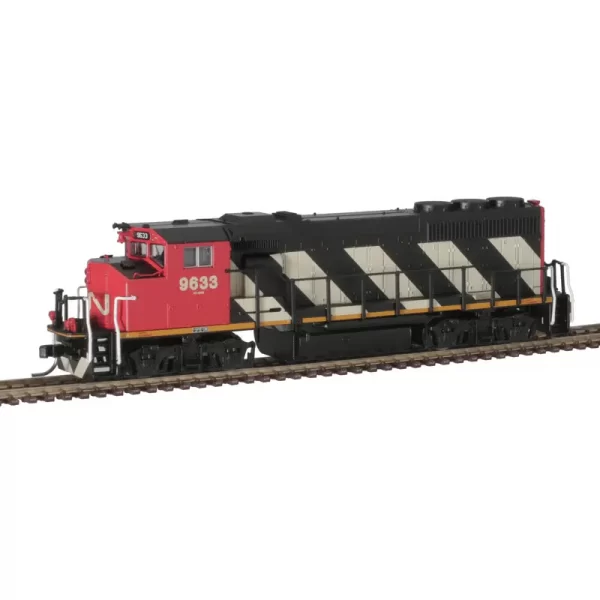 Atlas N GP40-2W Canadian National "Sergeant Stripes" w/ Speaker - Spring Creek Model Trains