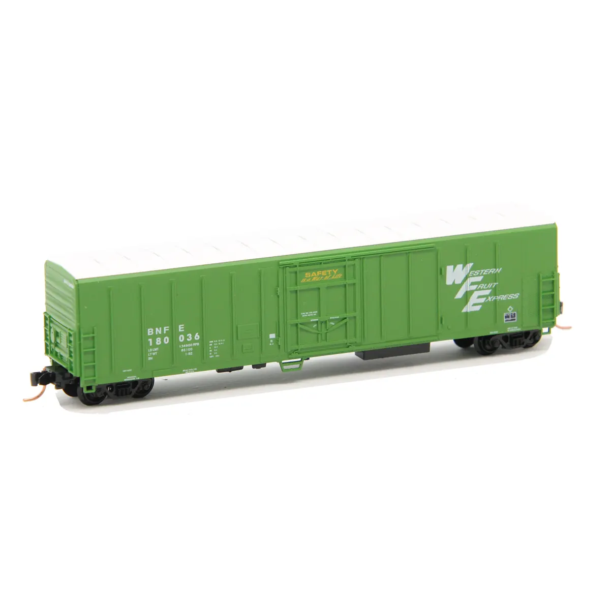 Red Caboose N 57' Mechanical Reefer Burlington Northern "Western Fruit ...