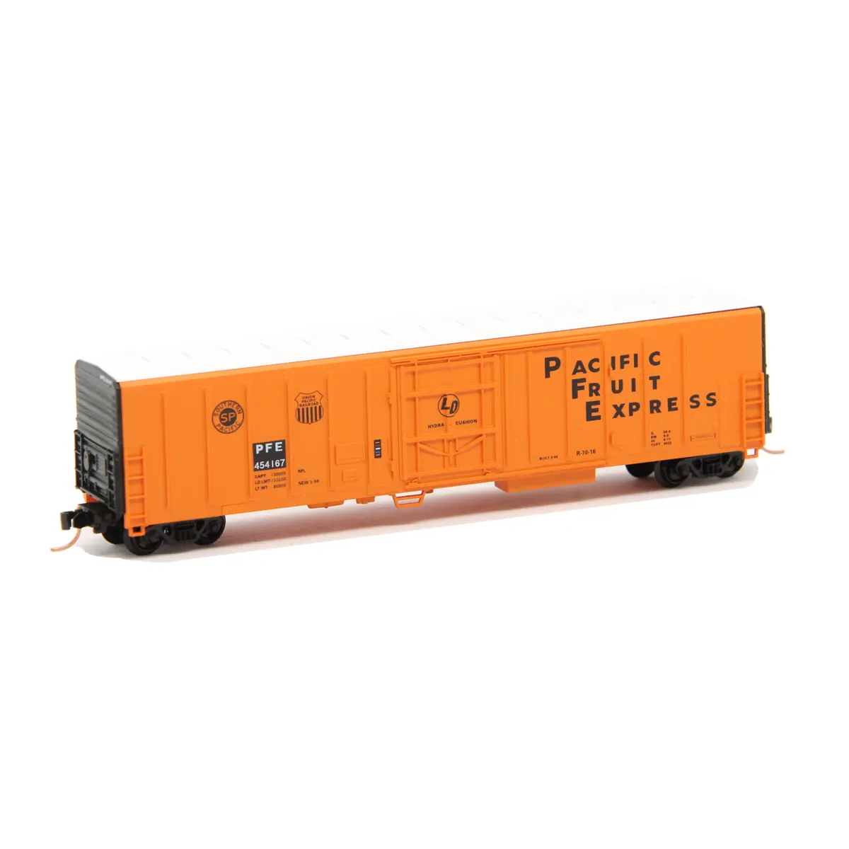 Red Caboose N 57' Mechanical Reefer Pacific Fruit Express "PFE, Black ...