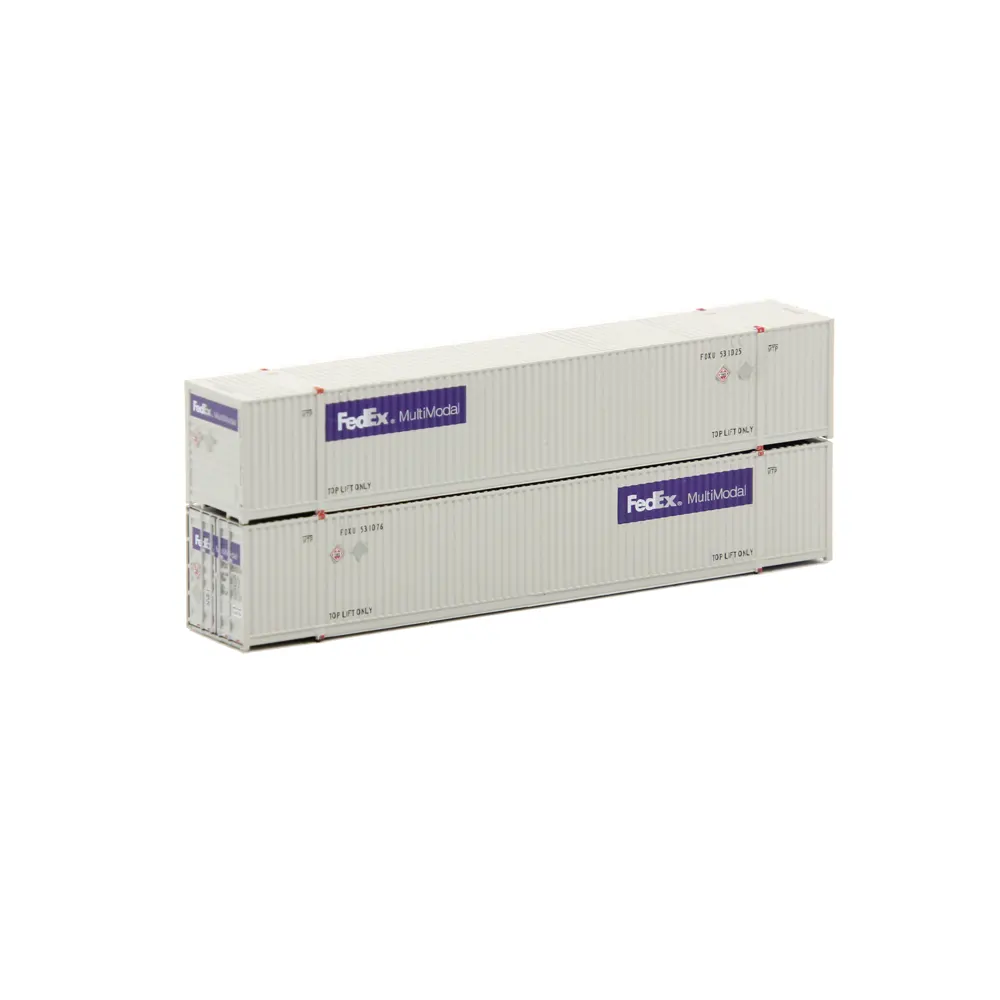 Jacksonville Terminal N 53' 8-55-8 Corrugated Container FedEx "Gray Ex ...