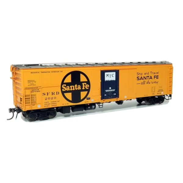 Rapido HO ATSF RR-56 Mechanical Reefer Santa Fe "Large Logo, Santa Fe ...