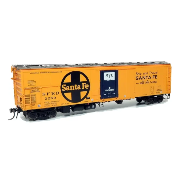 Rapido HO ATSF RR-61 Mechanical Reefer Santa Fe "Large Logo, Santa Fe ...