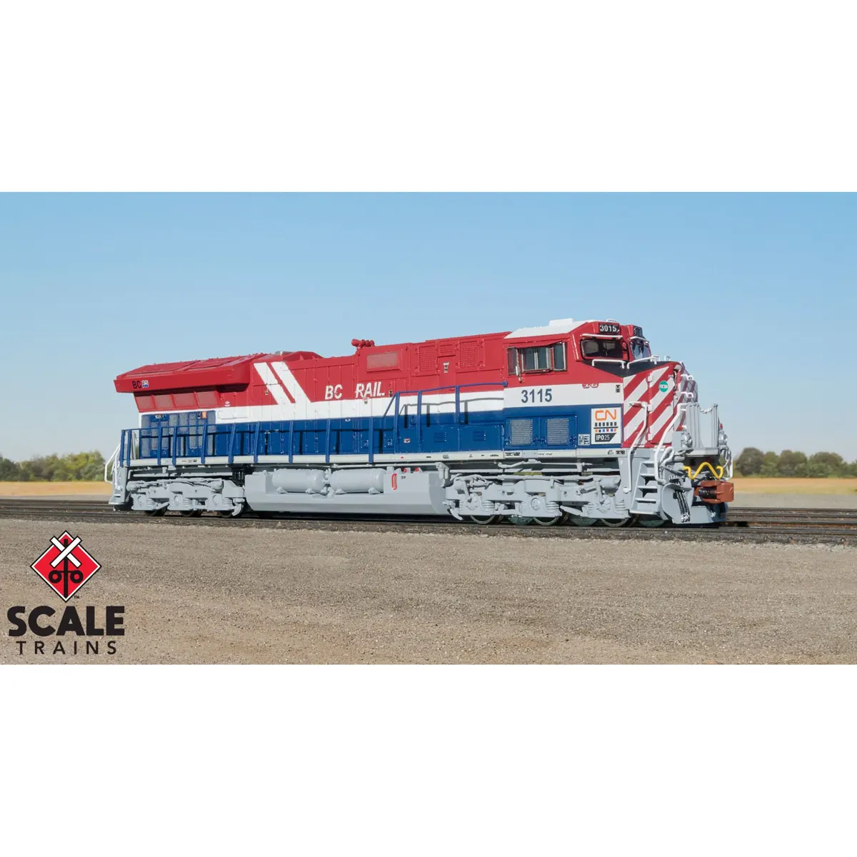 Scale Trains N Rivet Counter ET44 "Tier 4" Canadian National "BC Rail ...