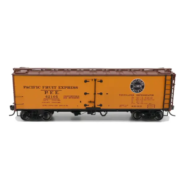 Intermountain HO 40' PFE Wood Reefer R-30-18 Pacific Fruit Express ...