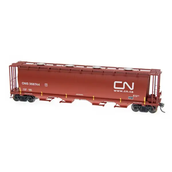 Intermountain HO NSC 4550 Cylindrical Hopper Round Hatch Canadian National "Mineral Red, CNIS ...