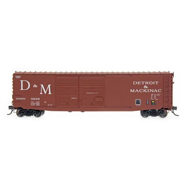 Intermountain HO 50' PS-1 Double Door Box Car Detroit & Mackinac ...