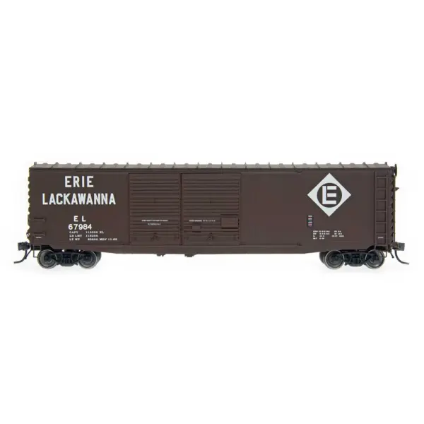 Intermountain HO 50' PS-1 Double Door Box Car Erie Lackawanna - Spring Creek Model Trains