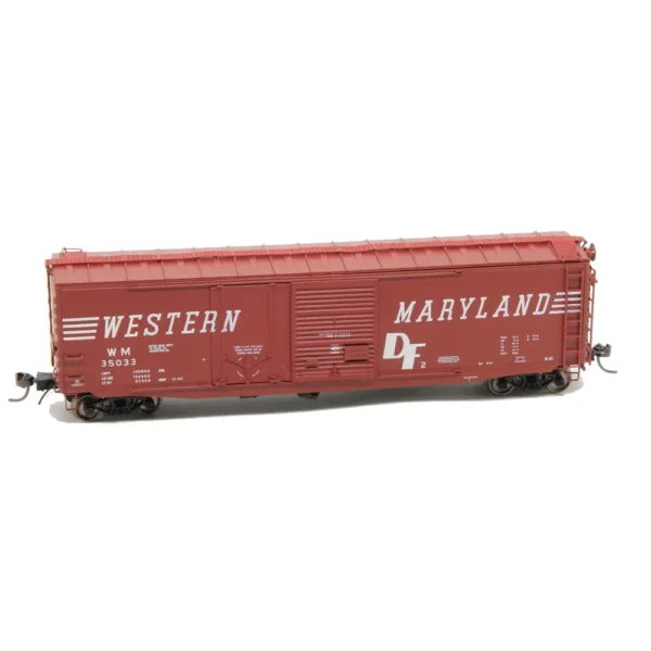 Intermountain HO 50' PS-1 Double Door Box Car Western Maryland "Cushion ...