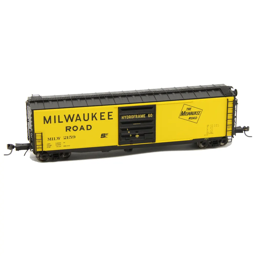 Intermountain HO 50' PS-1 Single Door Box Car Milwaukee Road "Cushion ...
