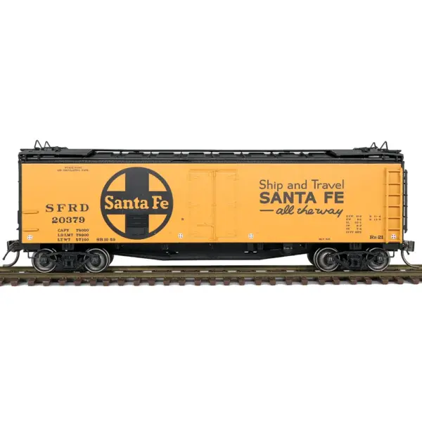 Intermountain HO Santa Fe Reefer RR21 Santa Fe "Large Logo" - Spring ...