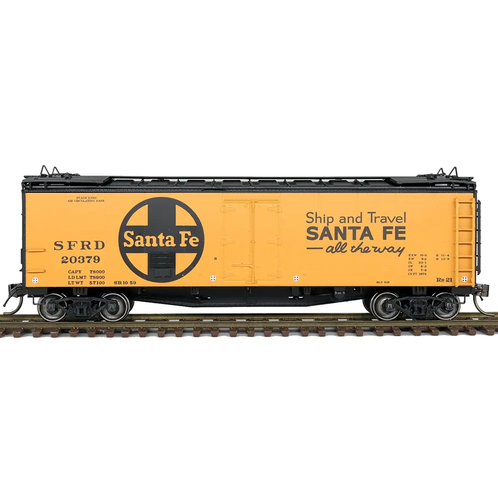 Intermountain HO Santa Fe Reefer RR21 Santa Fe "Large Logo" - Spring ...