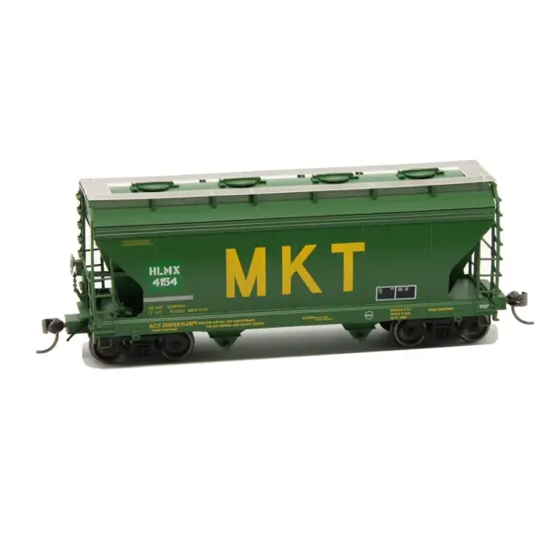 Intermountain HO 2970 2 Bay Covered Hopper Helm Leasing "HLMX, ex MKT" - Spring Creek Model Trains