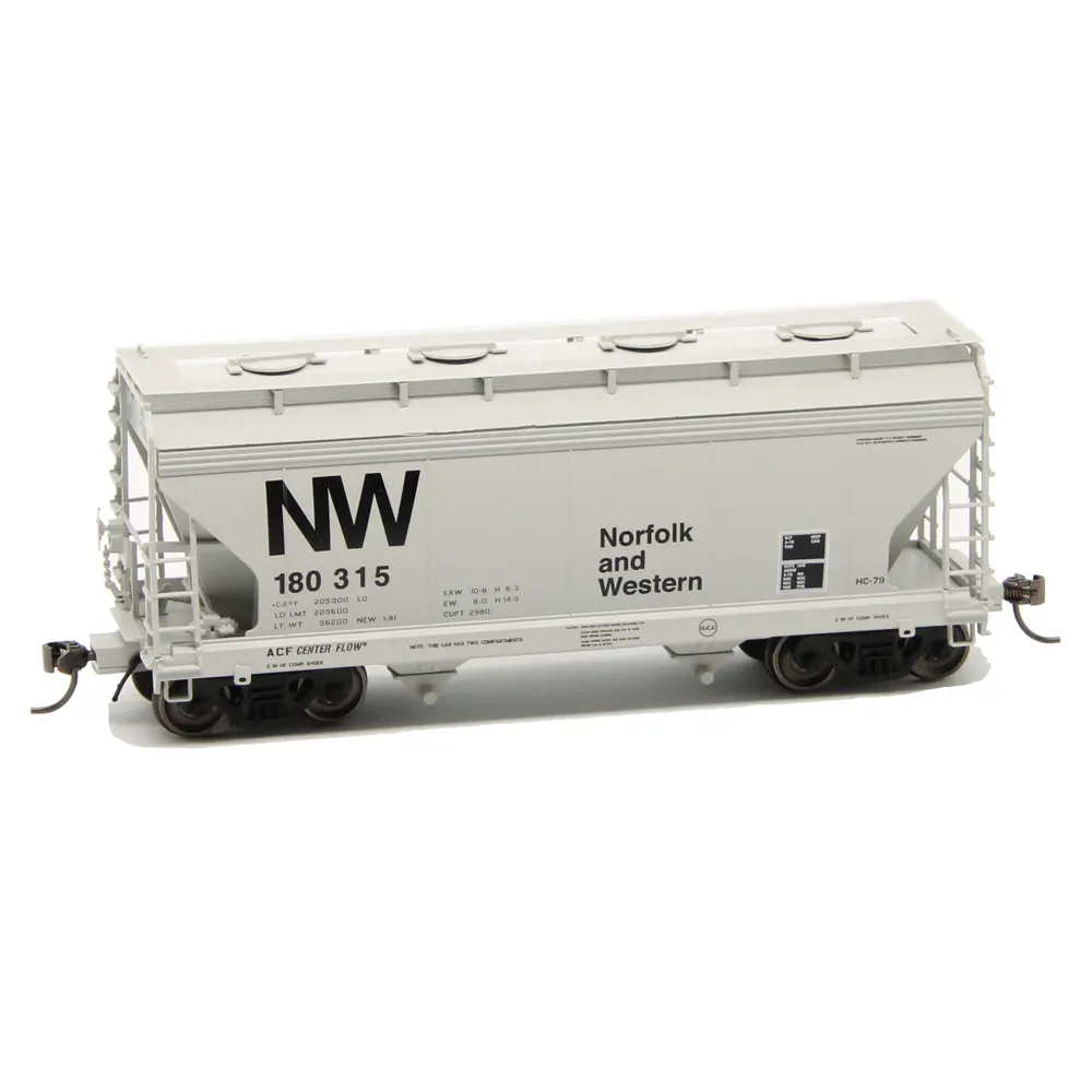 Intermountain HO 2970 2 Bay Covered Hopper Norfolk Western - Spring ...