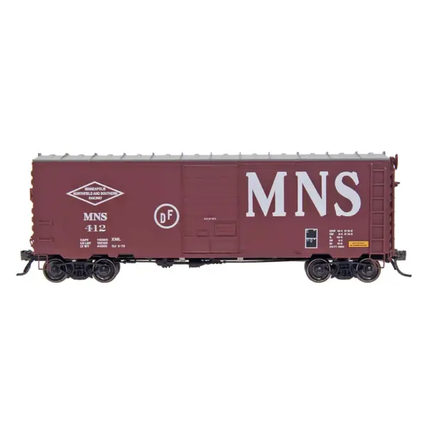 Intermountain HO 40' PS-1 Box Car Minneapolis Northfield & Southern ...