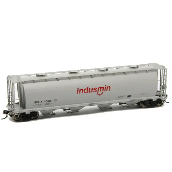 Intermountain HO NSC 4550 Cylindrical Hopper Round Hatch Indusmin - Spring Creek Model Trains