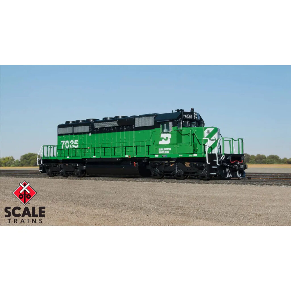 Scale Trains N Rivet Counter SD40-2 Burlington Northern w/ DCC & Sound ...