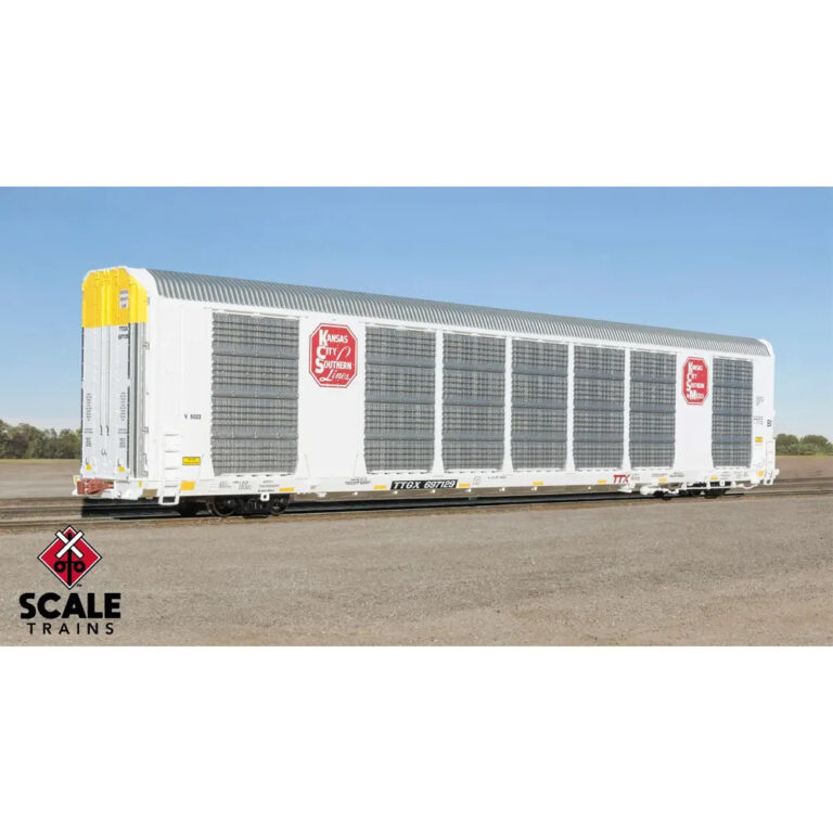 Scale Trains HO Operator Gunderson Multi-Max Autorack Kansas City Southern "White" - Spring ...