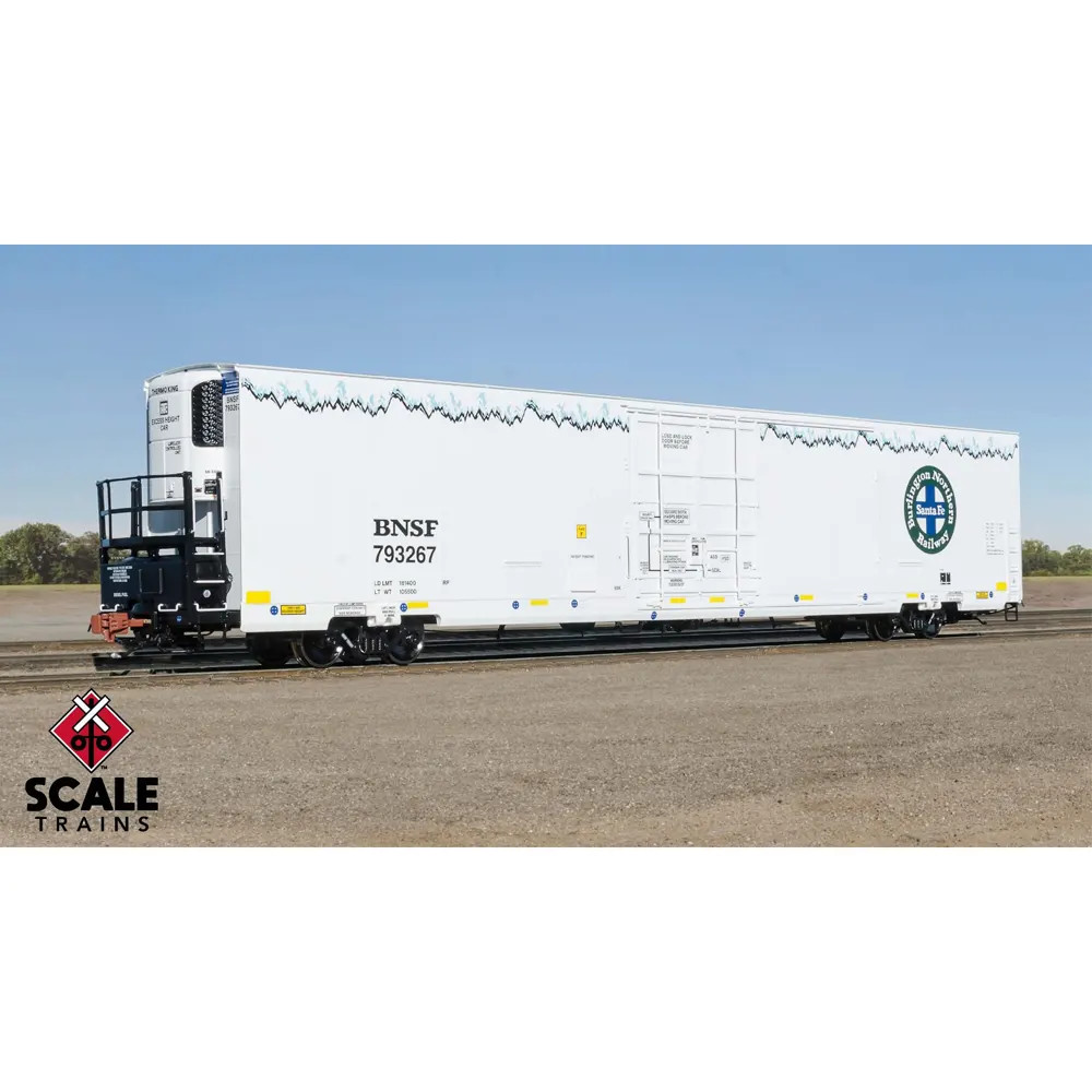 Scale Trains HO Rivet Counter Trinity 82' Reefer BNSF "Early Thermo ...
