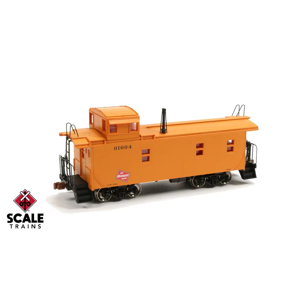 Scale Trains HO Kit Classic Steel Cupola Caboose Milwaukee Road ...