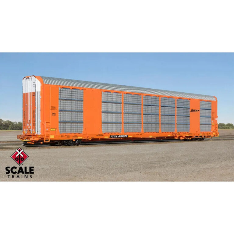 Scale Trains HO Rivet Counter Gunderson Multi-Max Autorack BNSF "Orange TTGX, Black Logo ...
