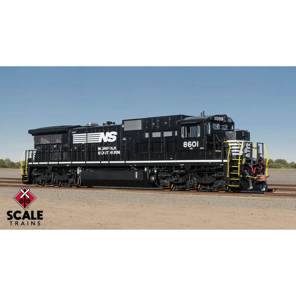 Scale Trains HO Rivet Counter C39-8 Norfolk Southern "Phase II, w/ Ditch Lights" w/ DCC & Sound ...