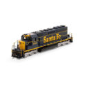 Athearn HO SD40 Santa Fe "Pinstripe" w/ DCC & Sound - Spring Creek Model Trains