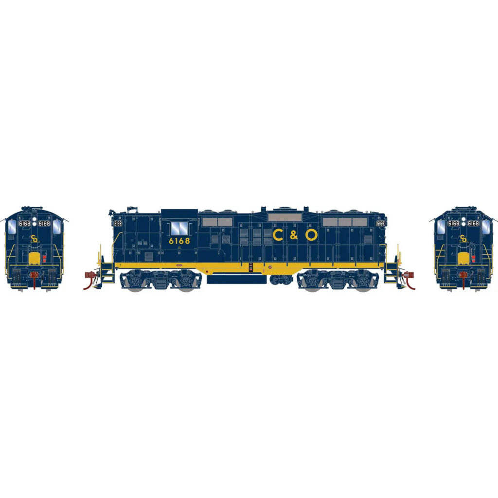 Athearn Genesis HO GP9 Chesapeake & Ohio w/ DCC & Sound - Spring Creek ...