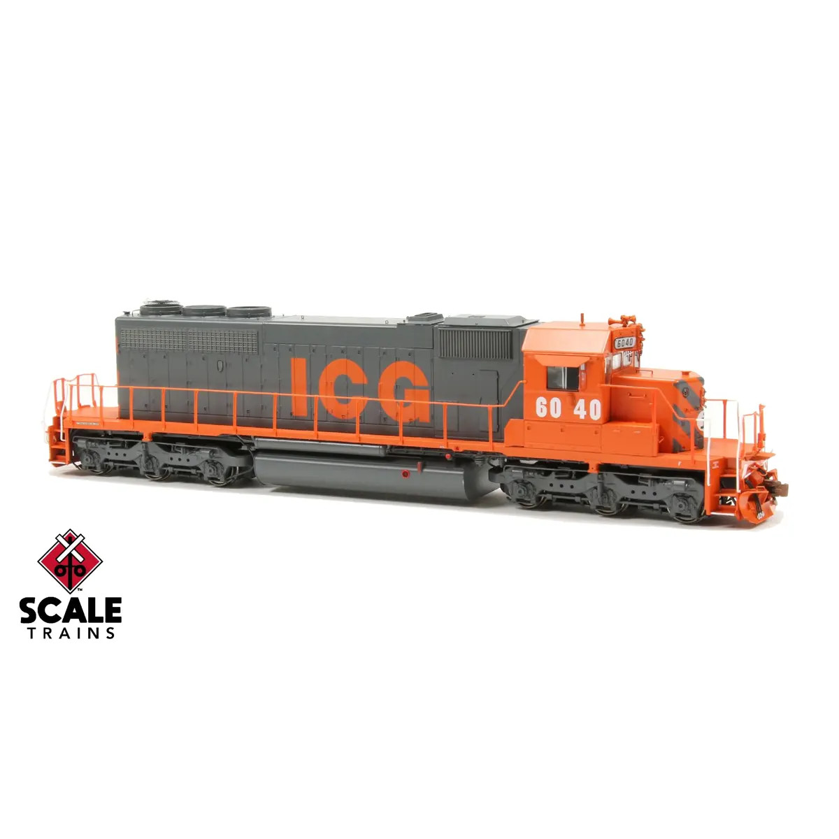 Scale Trains HO Rivet Counter SD40-2 Illinois Central Gulf w/ DCC & Sound - Spring Creek Model ...