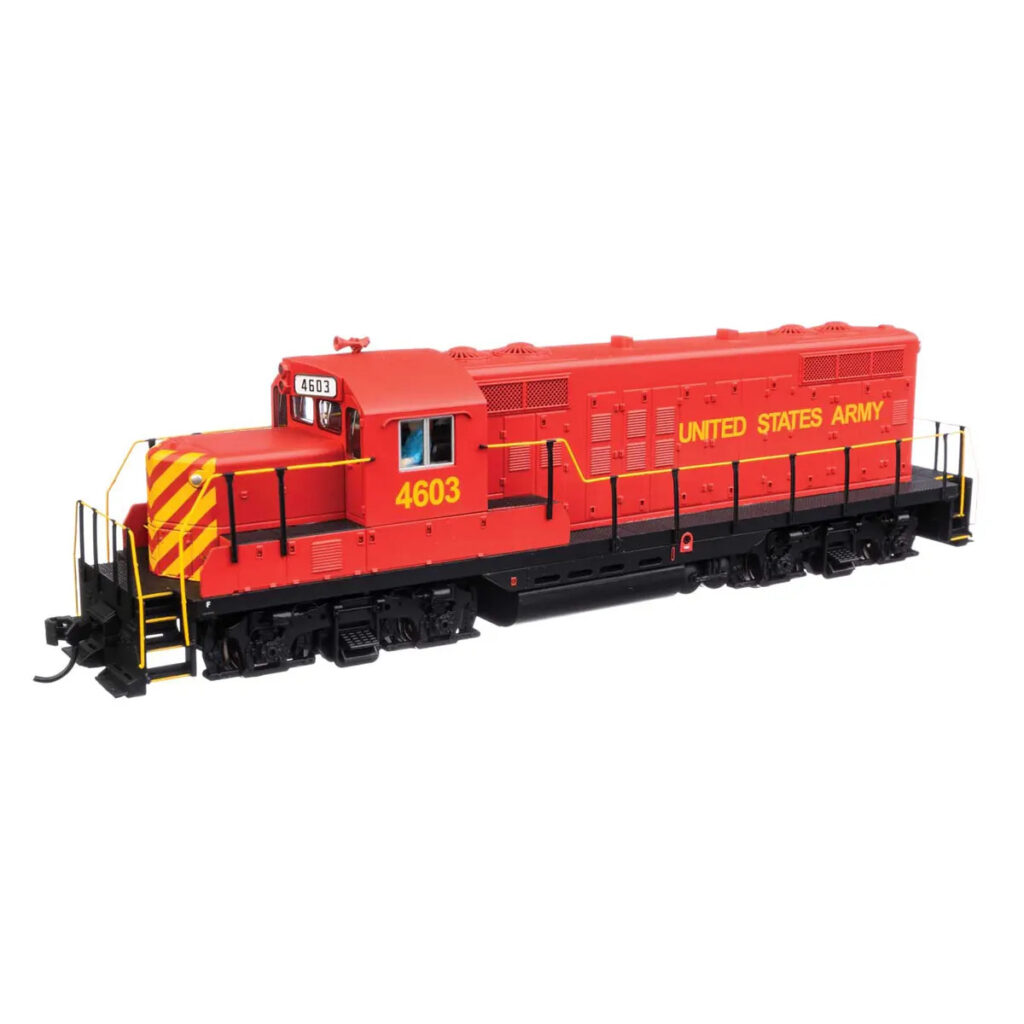 Walthers Mainline HO GP9 Phase II US Army "Chopped Nose" w/ DCC & Sound ...