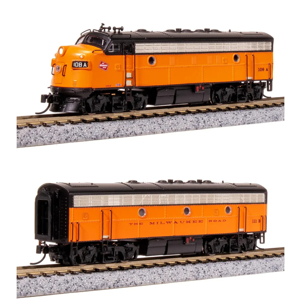 Broadway Limited Paragon 4 N F7A&B Milwaukee Road w/ DCC & Sound - Spring Creek Model Trains