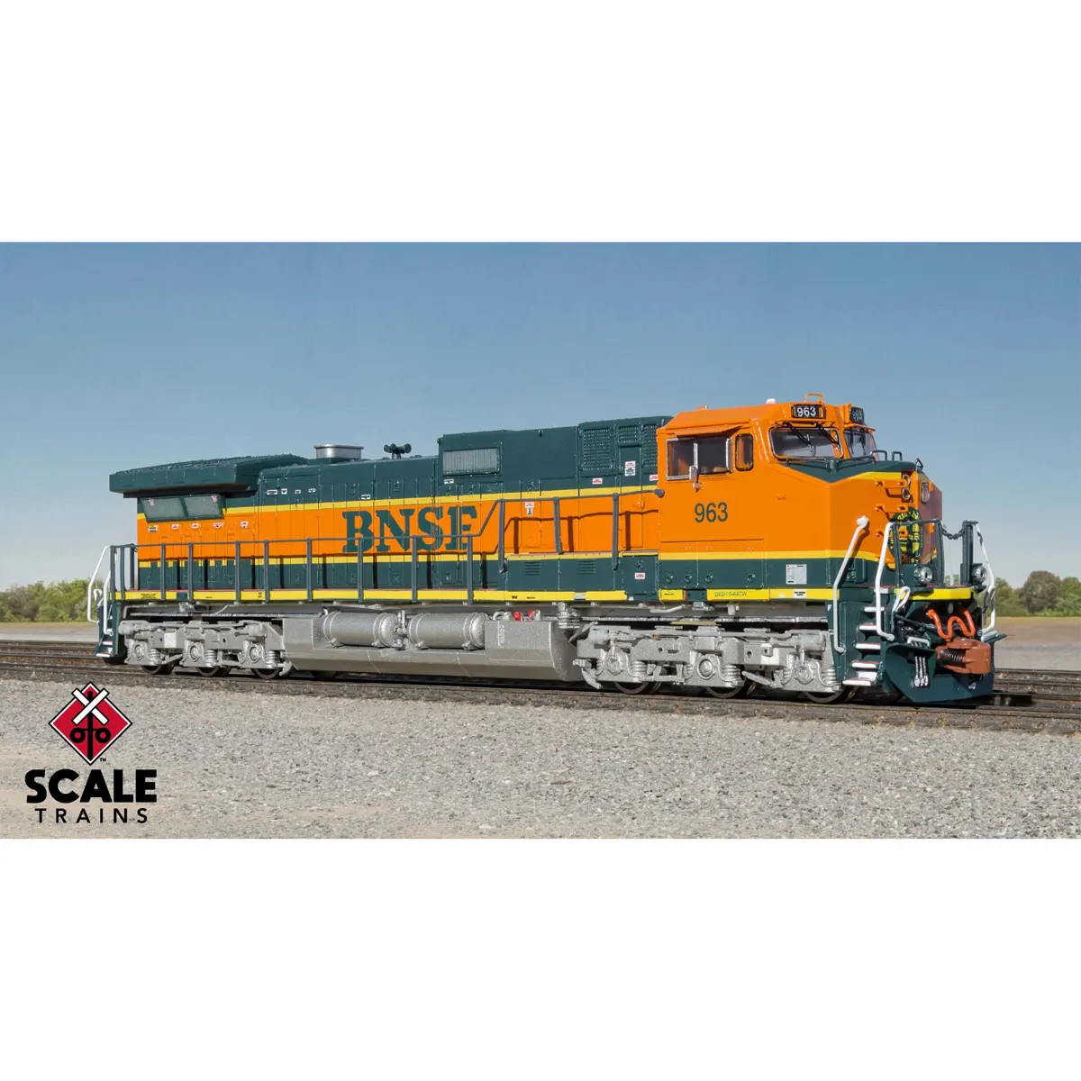 Scale Trains N Rivet Counter C44-9W BNSF "Heritage 1, Red Walkway" w/ DCC & Sound - Spring Creek ...
