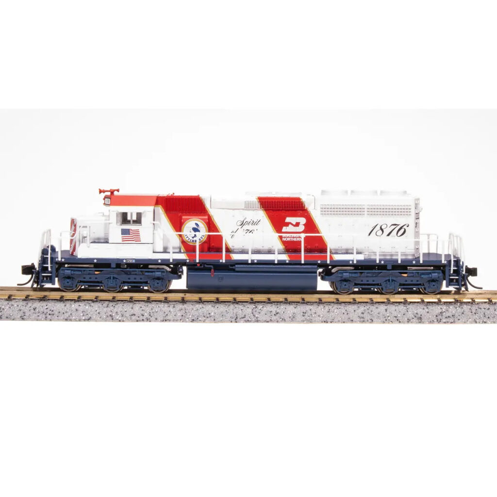 Broadway Limited Paragon 4 N SD40-2 Burlington Northern "Bicentennial ...