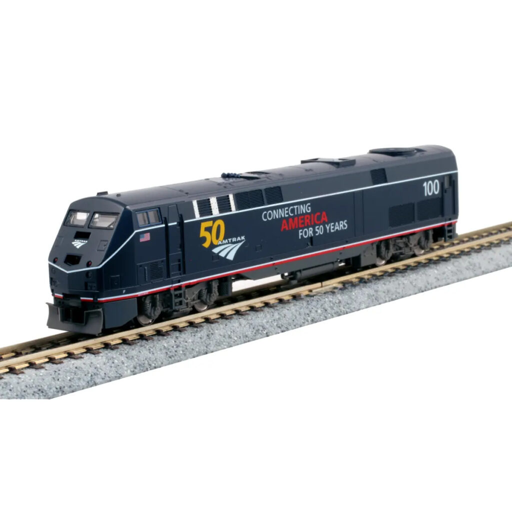Kato N P42 Amtrak "Midnight Blue 50th Anniversary" #100 - Spring Creek ...