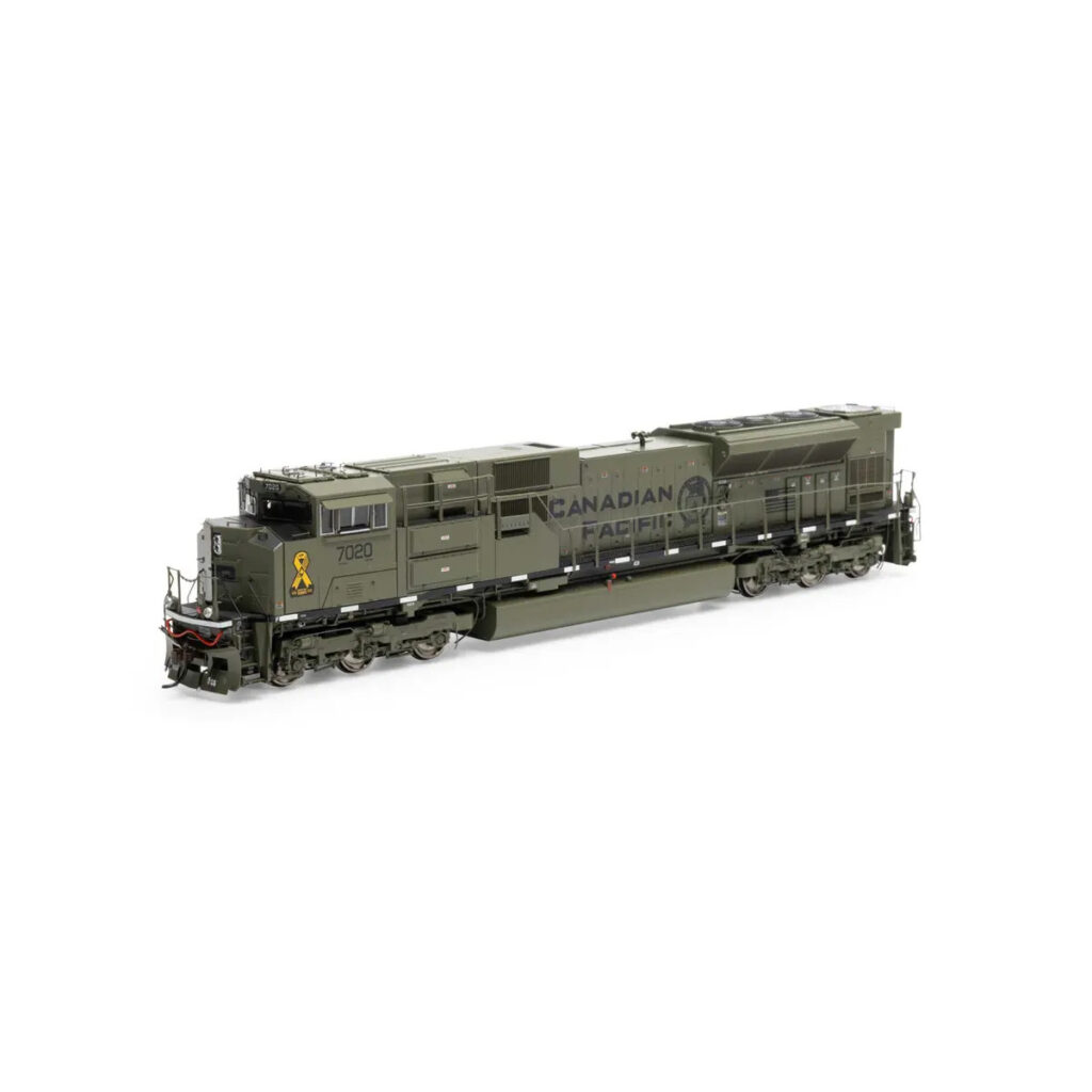 Athearn Genesis HO SD70ACu Canadian Pacific "NATO Green" w/ DCC & Sound #7020 - Spring Creek ...