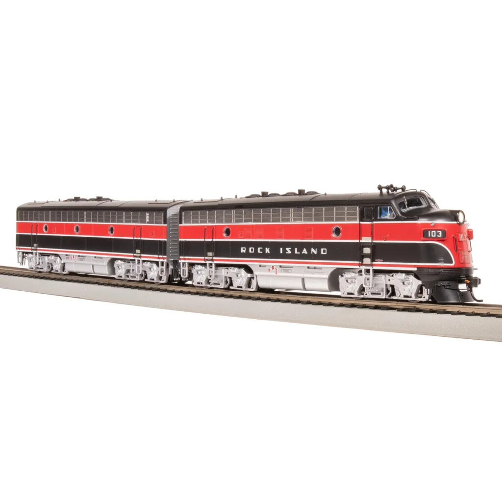 Broadway Limited Paragon 4 HO F7A&B Rock Island w/ DCC & Sound - Spring Creek Model Trains