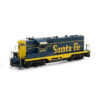 Athearn Genesis HO GP7 Santa Fe "Pinstripe, Faded" w/ DCC & Sound #2698 - Spring Creek Model Trains