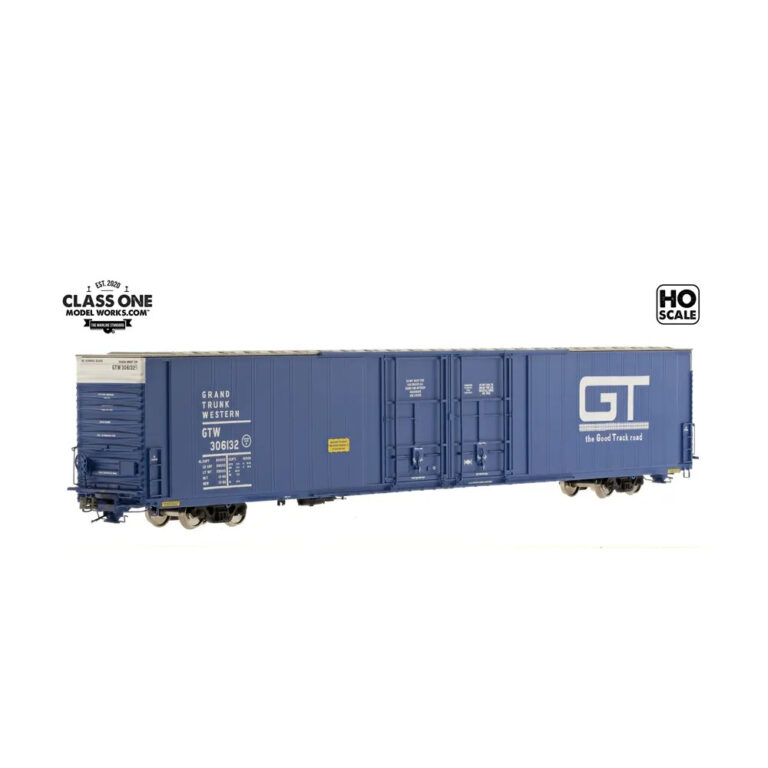 Class One Model Works HO 86' Thrall High Cube Box Car Grand Trunk ...