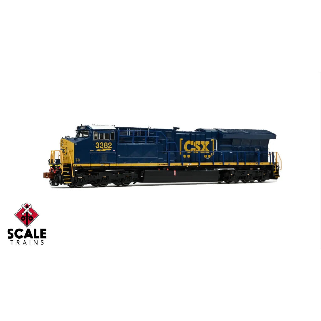 Scale Trains N Rivet Counter ET44 "Tier 4" CSX "Boxcar, DP Sticker" w/ DCC & Sound - Spring ...