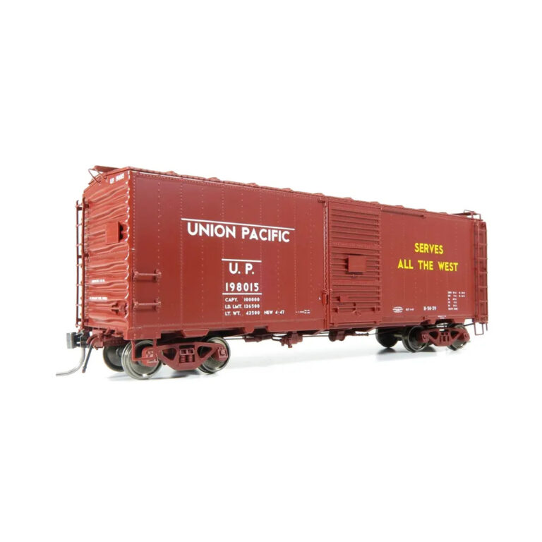Rapido HO 40' ARC B-50-39 Box Car Union Pacific "Serves All the West ...