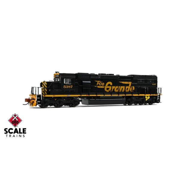 Scale Trains N Rivet Counter SD40T-2 Denver & Rio Grande "As Delivered, Gyralite" w/ DCC & Sound ...