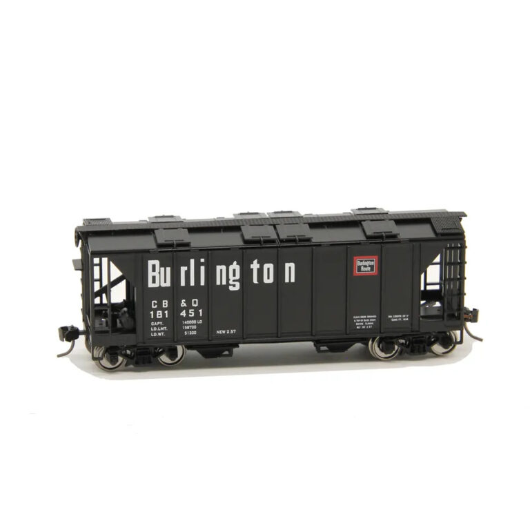 Bowser HO 70 Ton Covered Hopper Chicago Burlington & Quincy "Black ...