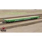Scale Trains HO Fox Valley Models 60' PS F60GH Flat Car Burlington Northern - Spring Creek Model ...