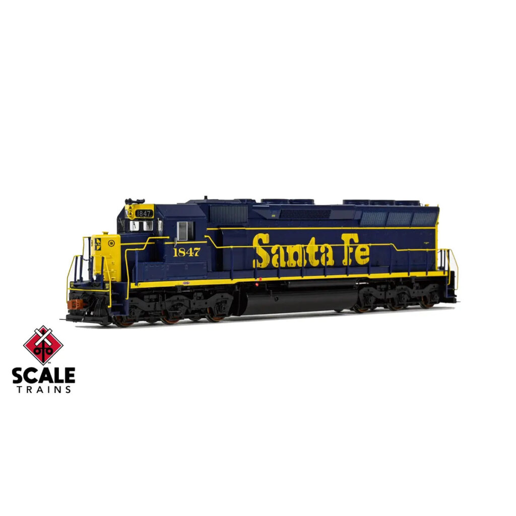 Scale Trains HO Rivet Counter SD45 Santa Fe "Pinstripe" w/ DCC & Sound - Spring Creek Model Trains