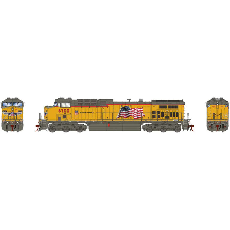 Athearn Genesis HO AC4400CW Union Pacific "Flag" w/ DCC & Sound ...