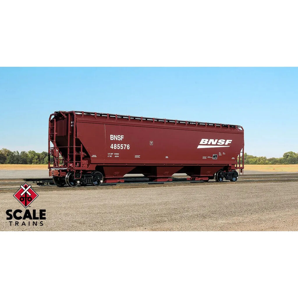 Scale Trains HO Operator Gunderson 5188 Covered Hopper BNSF - Spring ...