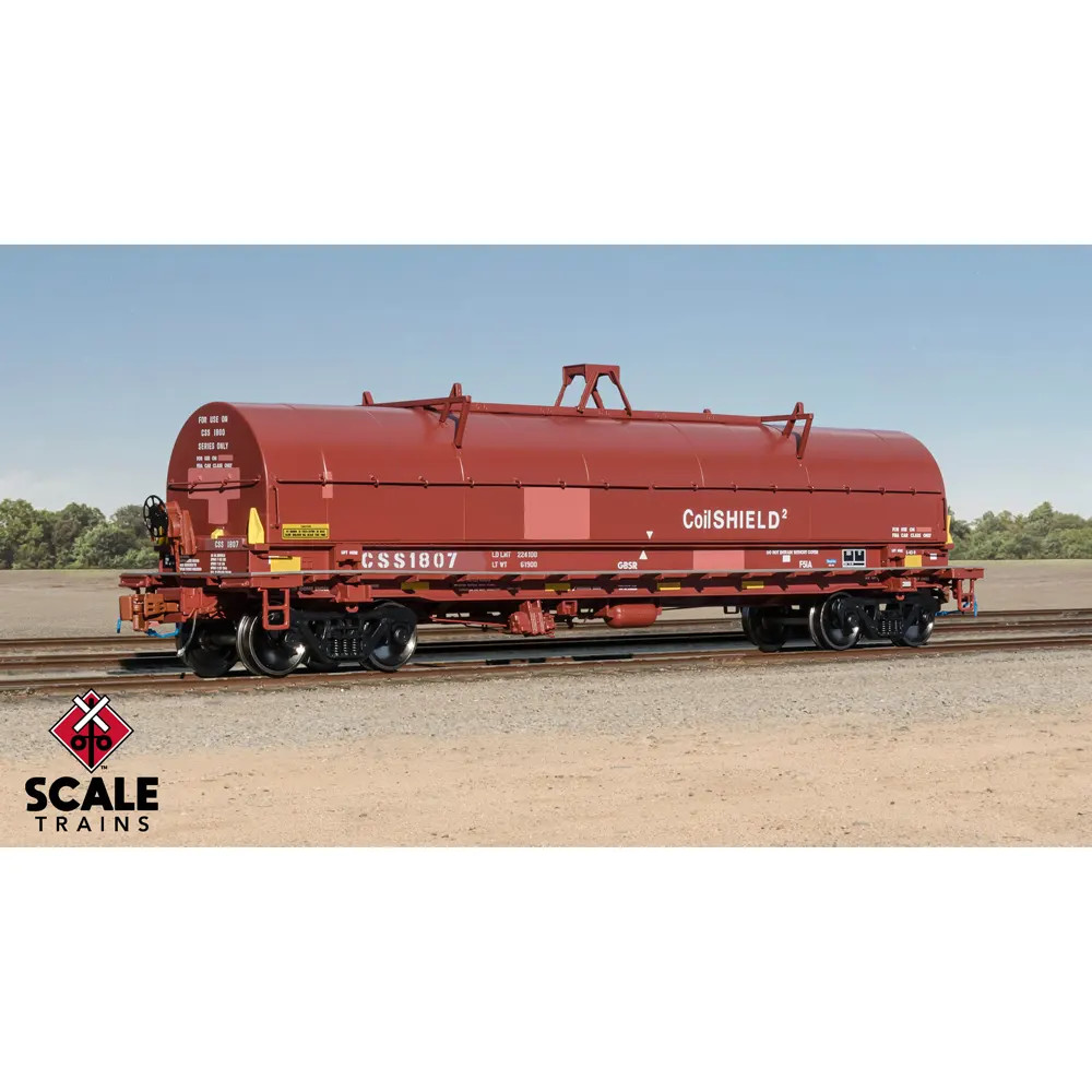 Scale Trains HO Rivet Counter Thrall-Trinity 42' Coil Steel Car Chicago ...