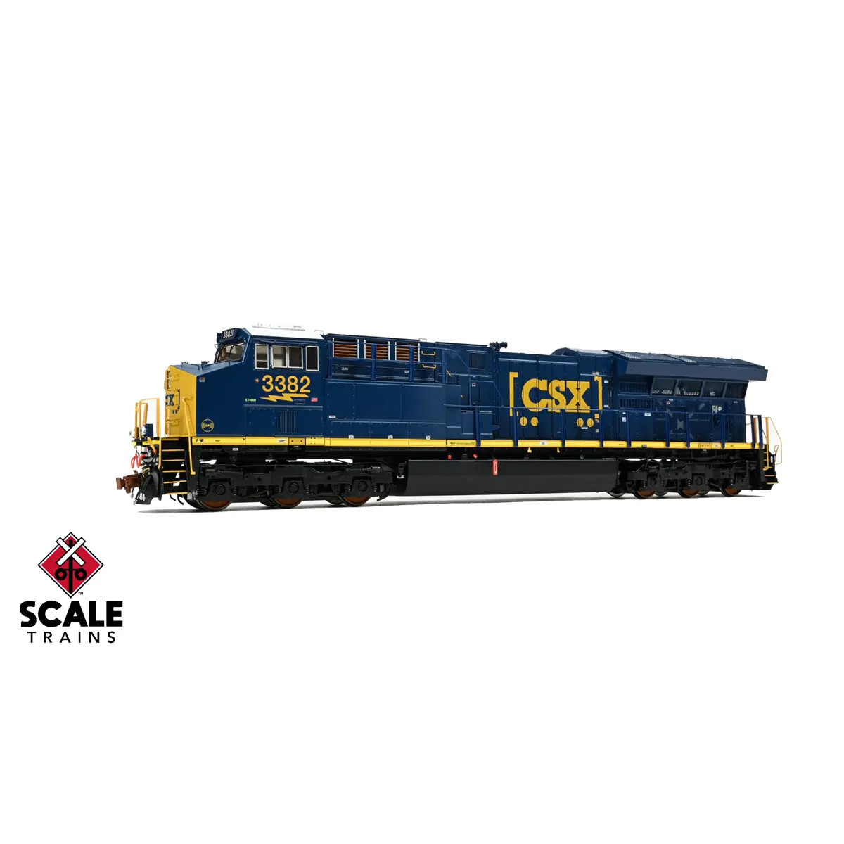 Scale Trains HO Rivet Counter Tier 4 ET44AH CSX "Boxcar, DP Sticker" w/ DCC & Sound - Spring ...