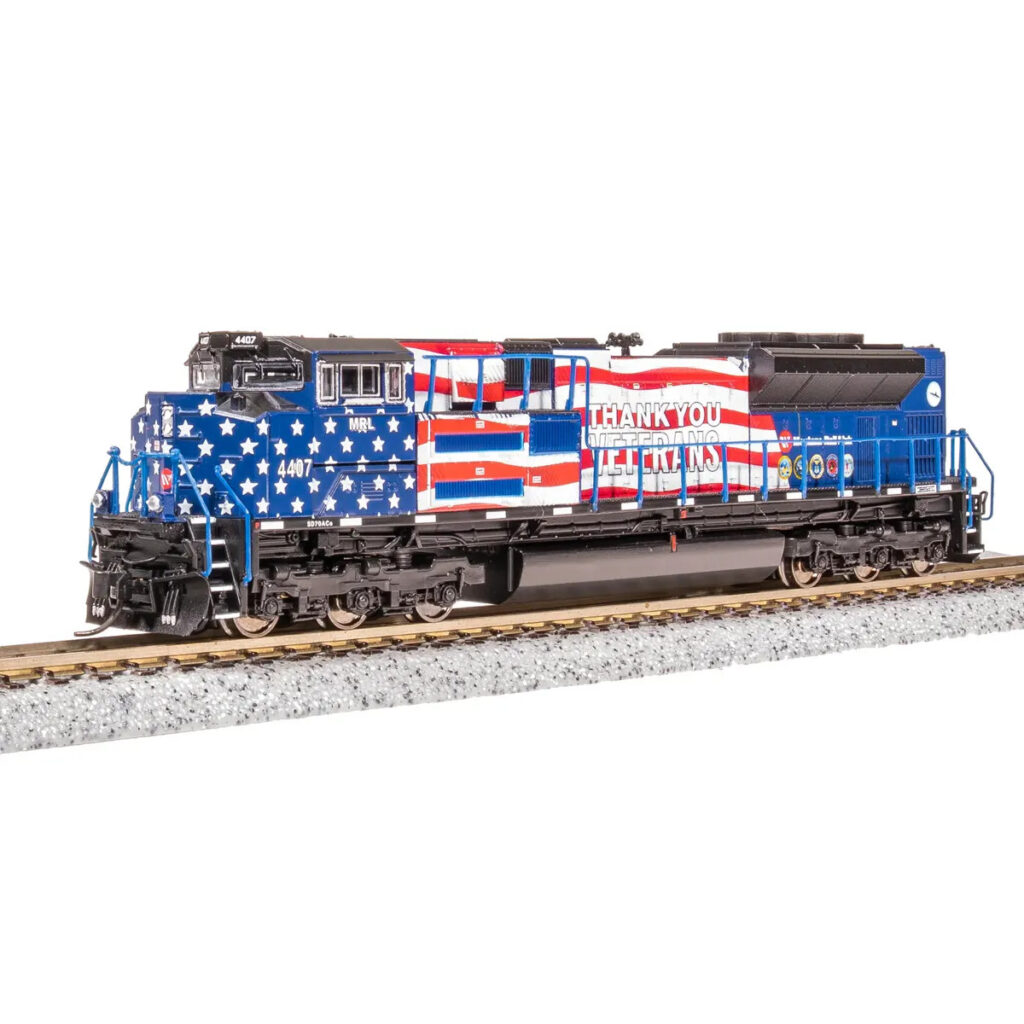 Broadway Limited Paragon 4 N SD70ACe Montana Rail Link "Veterans ...