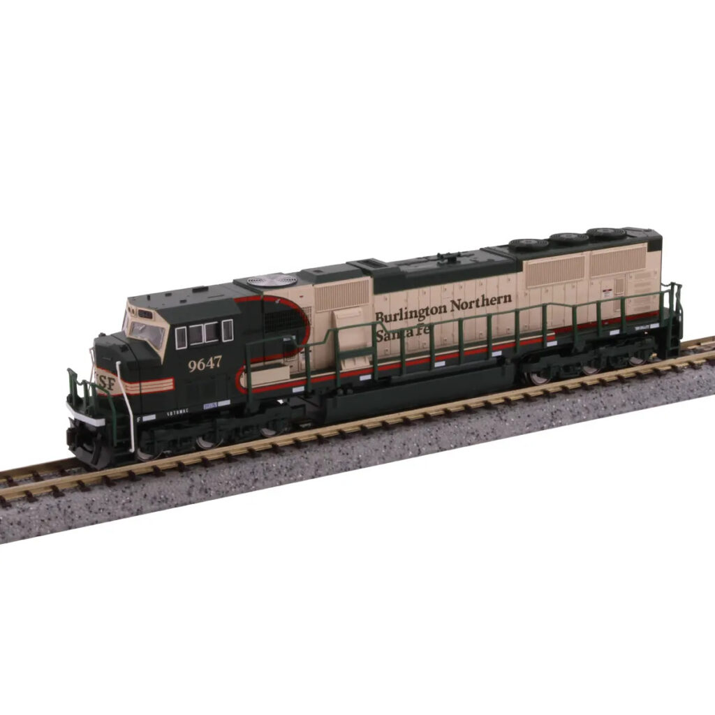 Kato N SD70MAC BNSF "Executive Bonnett" w/ DCC & Sound #9647 - Spring ...